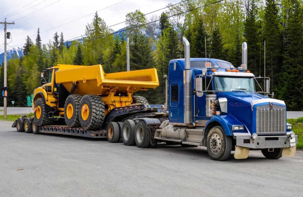 What Is a Lowboy Trailer? - Laxfreight